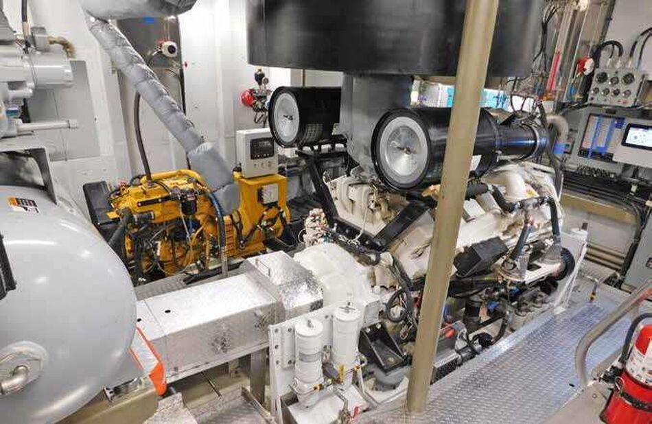 Veth Drives onboard the North Arm Tempest | Palmer Johnson Power Systems